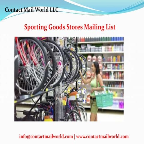Sporting goods stores mailing list | PPTX