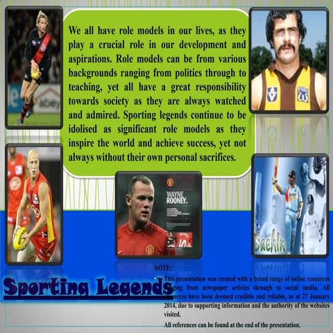 Sporting legends | PPTX