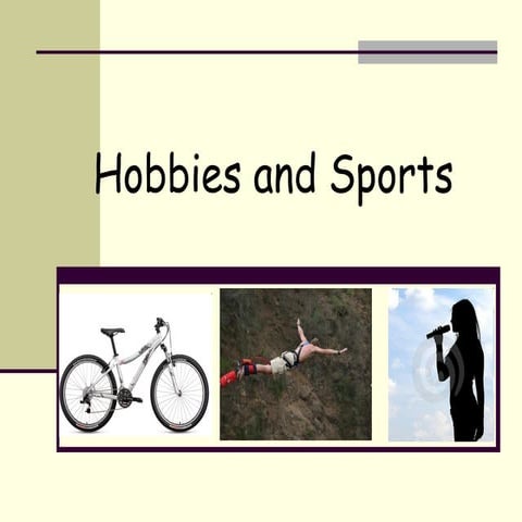 Sports and Hobbies | PPT
