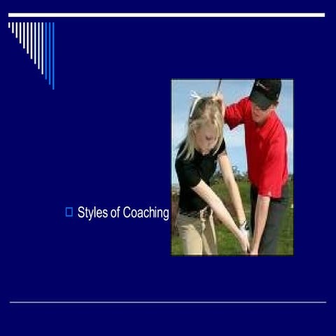 Sports Coaching Intro | PPT