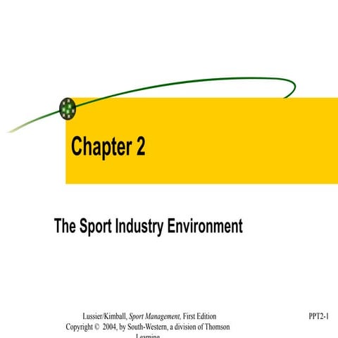 Sports Management Chapter 2 | PPT