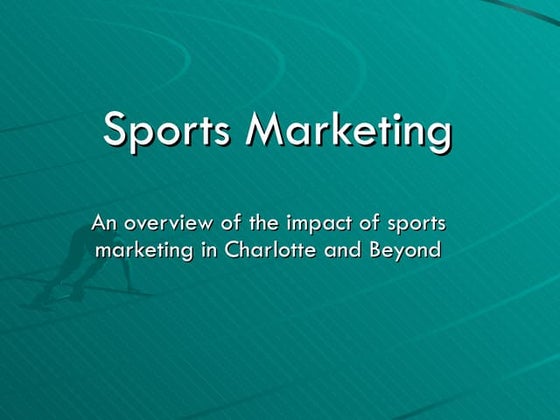 Sponsorship in Sports | PPTX | Soccer | Sports