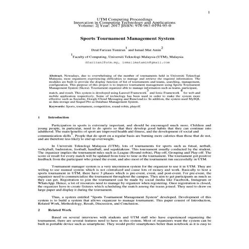 Sports tournament-management-system | PDF