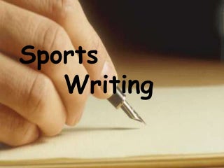 Sports Writing 101 | PPT