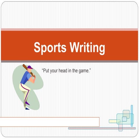 Sports-Writing.ppt