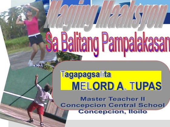 SPORTS WRITING_FILIPINO 22.pptx | Basketball | Sports