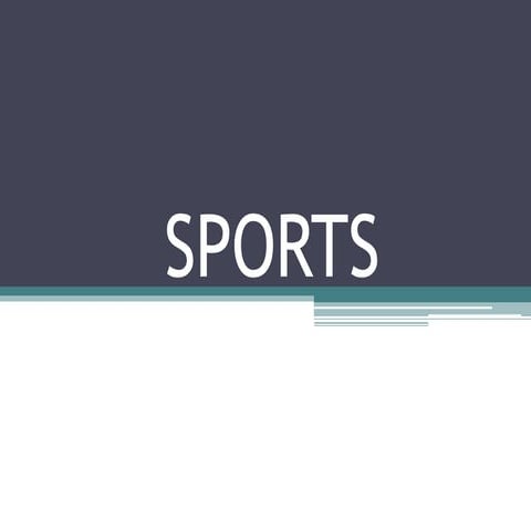 Sports | PPTX