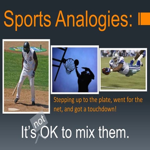 Sports analogies | PPT