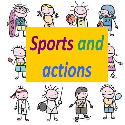 Sports and actions | PPT