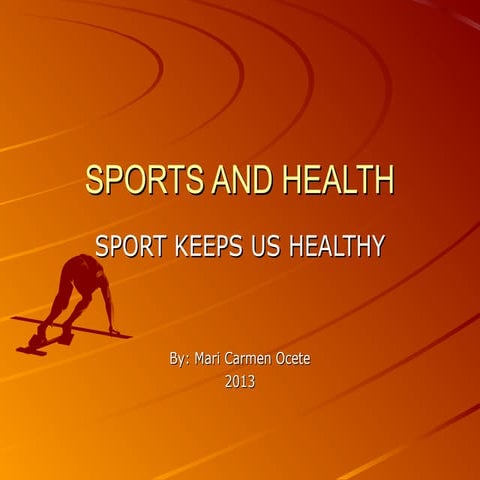 Sports and health | PPT