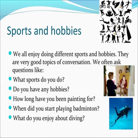 Sports and hobbies | PPT