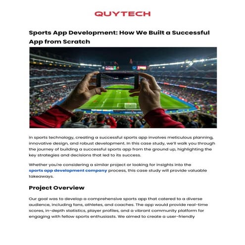 Sports App Development_ How We Built a Successful App from Scratch.pdf