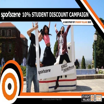 Sportscene Slice Off 10% Campaign | PDF