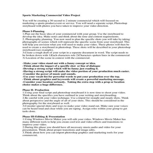 Sportscommercial | PDF