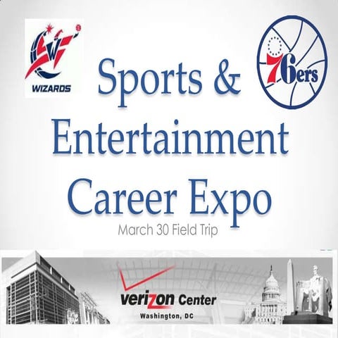 Sports & Entertainment Career Expo | PPTX