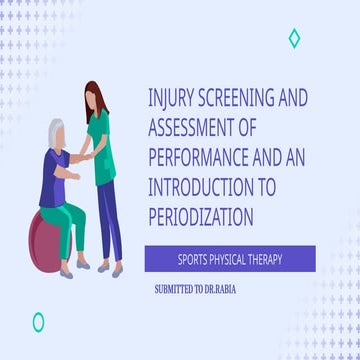sports group 4.pptx injury screen and assessment of Performa | PPTX
