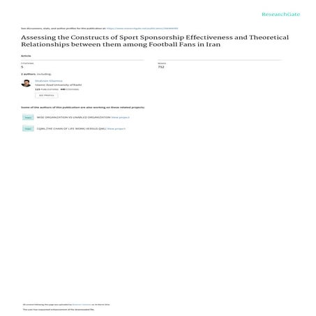 Sports in questionnaire | PDF | Marketing and Advertising | Business