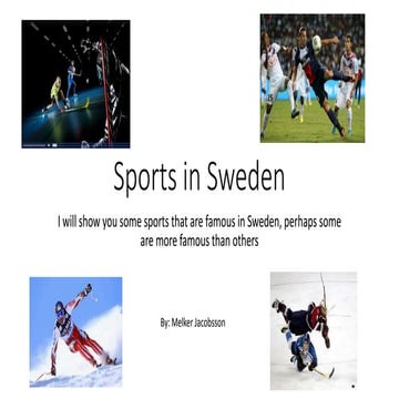 Top Sports in Sweden: Floorball, Skiing, Ice Hockey & Football | PPT
