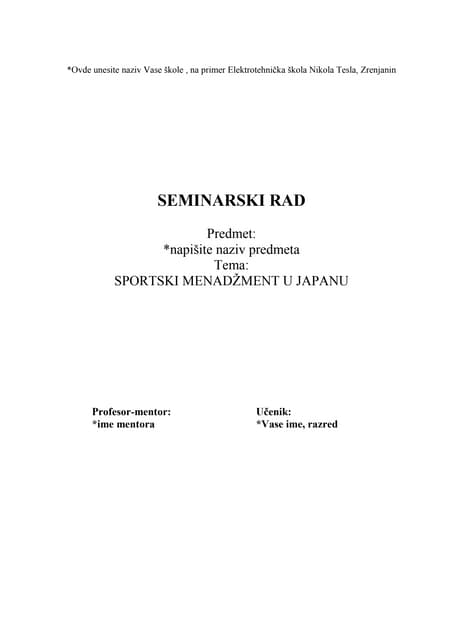 Seminarski diplomskimicrosoft office-word | PDF