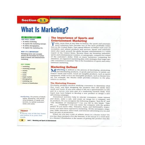 Sports marketing chapter 1 | PDF