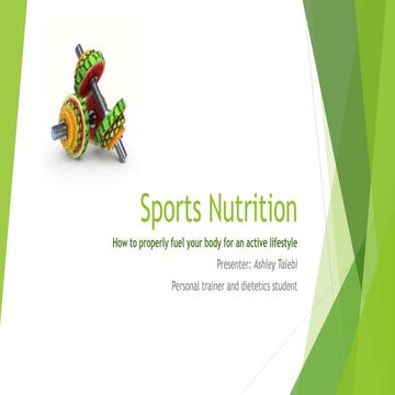 Sports nutrition | PPT