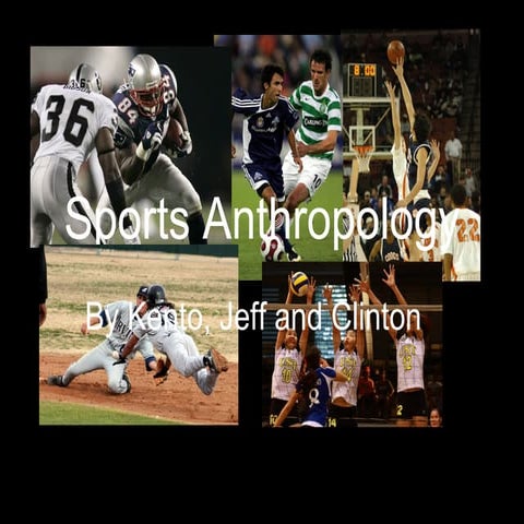 Anthrpology of Sport | PPT