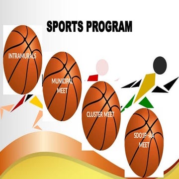 SPORTS PROGRAM ACTIVITIES FOR PRIVATE SCHOOLS | PPT