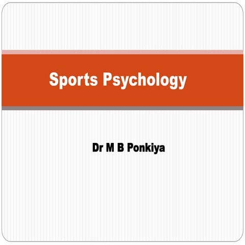 Unit 17 Psychology In Sport | PPTX