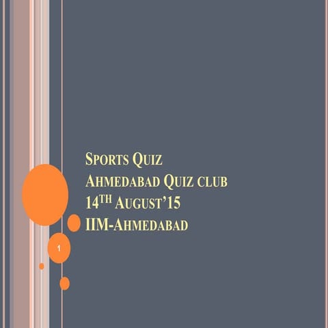 Sports quiz(answers) | PPT