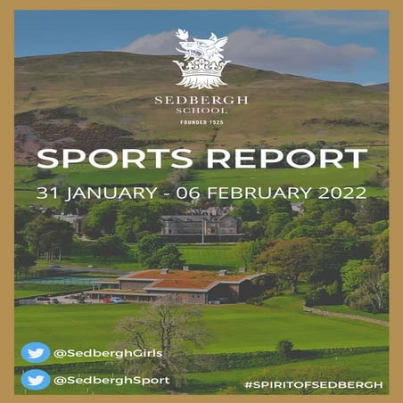 Sedbergh School Sports Report 31 January 06 February 2022 | PDF
