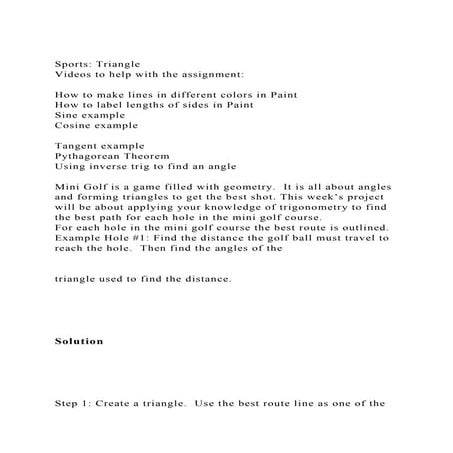 Sports TriangleVideos to help with the assignmentHow to ma.docx