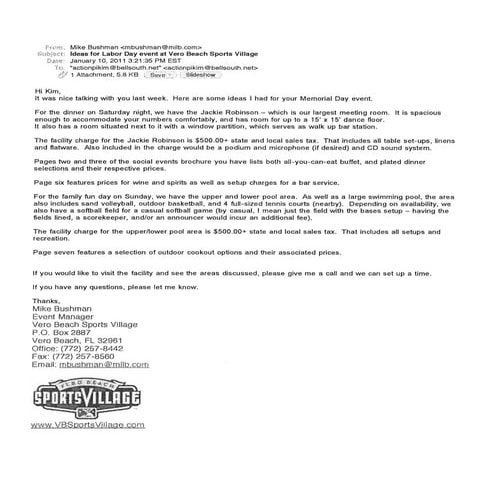 Sports village | PDF