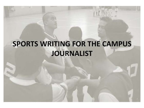 Sports News Writing Example | PDF | College Football | College Sports