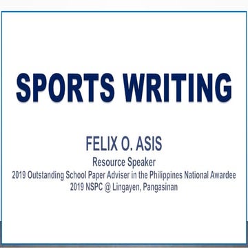 SPORTS WRITING EXERCISE.pptx
