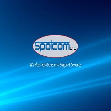 Spotcom LTD Elpro Radio Presentation | PPT