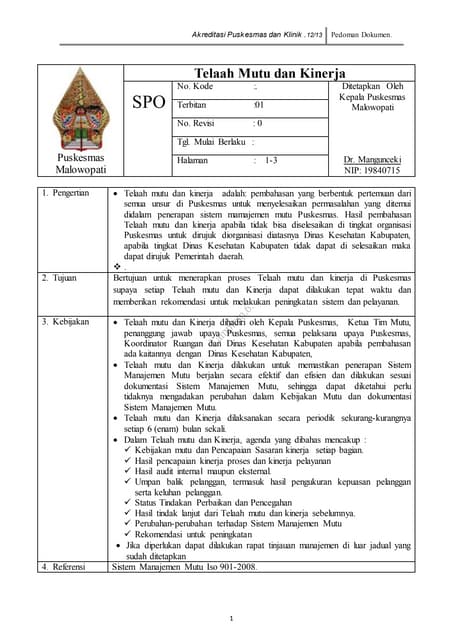 Sop rtm | PDF