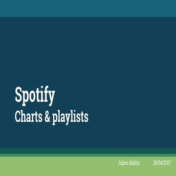 Spotify - Algorithms and playlists | PDF | Music | Entertainment