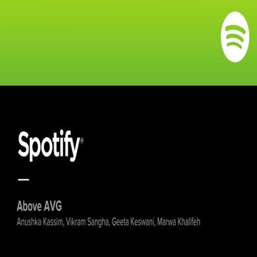 Spotify personality (final) | PDF
