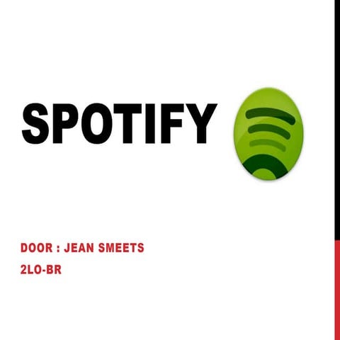 Spotify ppt | PPTX