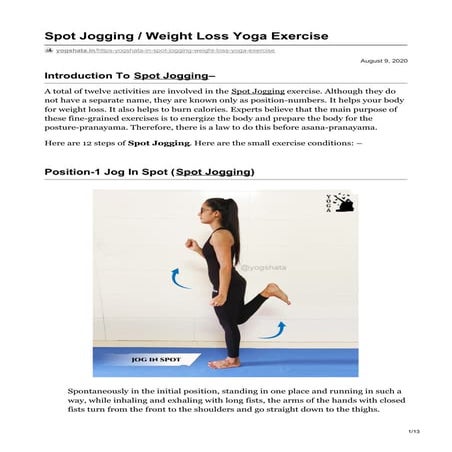 Spot jogging | PDF