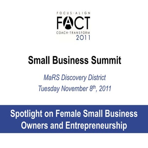 Spotlight on Female Entrepreneurs | PPT