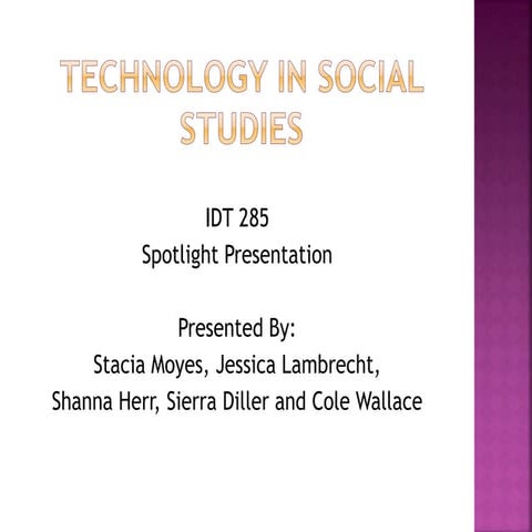 Spotlight presentation | PPTX