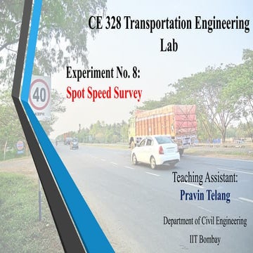 Transportation Engineerng Lab Spot Speed Survery.pptx