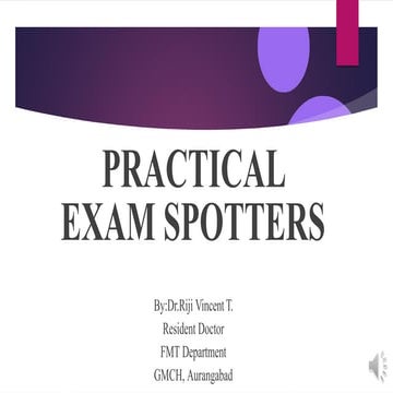 Exam specimen and poisons with SPOTTERS.pptx