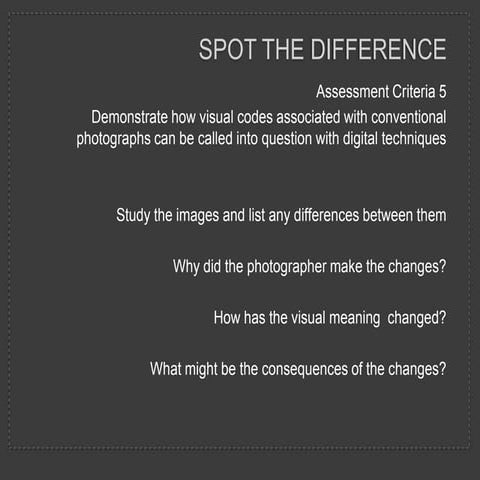 Spot the difference | PPTX