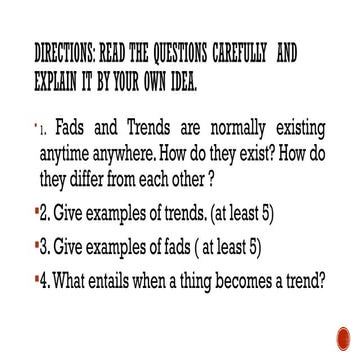 Spotting a Trend snjankslbasjavkalvjsdja | PPTX