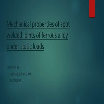 Spot and Projection Welding | PPT