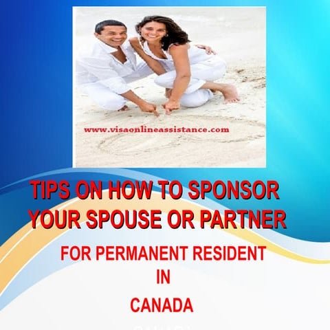 Spouse or Partner Sponsorship In Canada | PPT