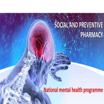 National Mental Health Programme (NMHP) | PPTX
