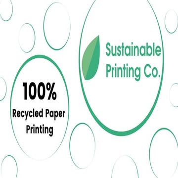 100% recycled paper printing services in Australia | PPTX
